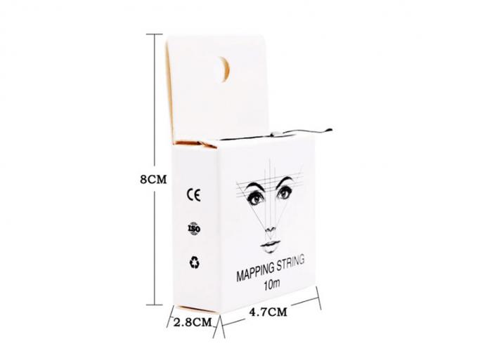 Black Cotton String Microblading Brow Pre Inked Mapping String Line