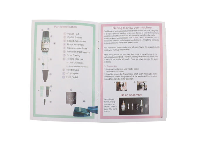 Black Biotouch Permanent Makeup Tattoo Kit Eyebrow Rotary Pen