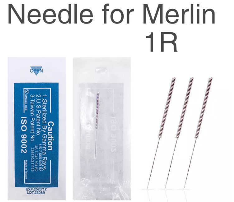 0.35mm 1R Tattoo Needle Makeup Eyebrow Tattoo Microblading Needle