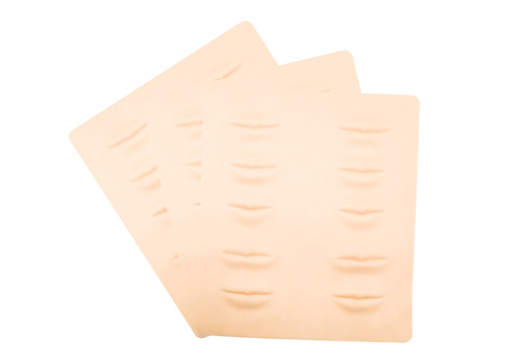 Ten 3D Lips Tattoo Practice Skin Permanent Makeup For Beauty Training