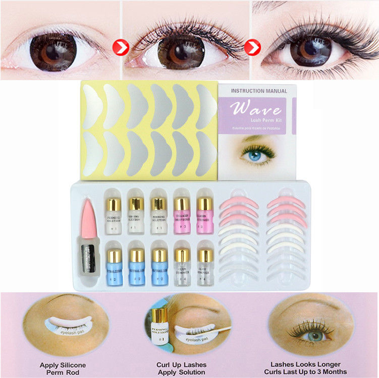 14.3*12.7*2.5 Cm Pink Highly Professional Permanent Eyelash Perm Curl ...