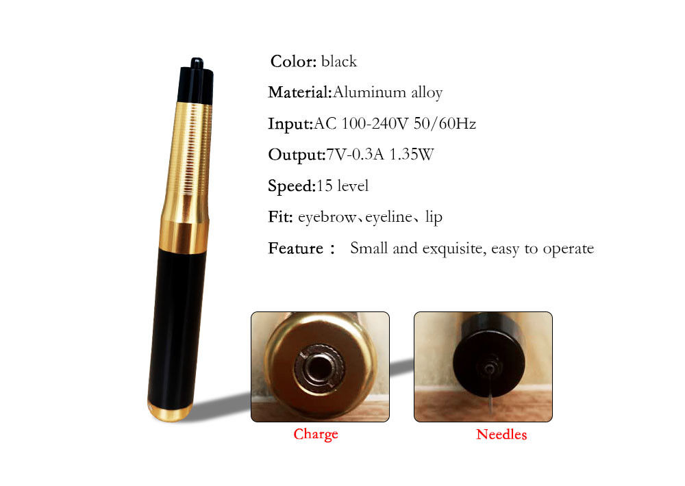 Electric Digital Portable Permanent Makeup Machine Pen Eyebrows Lips ...