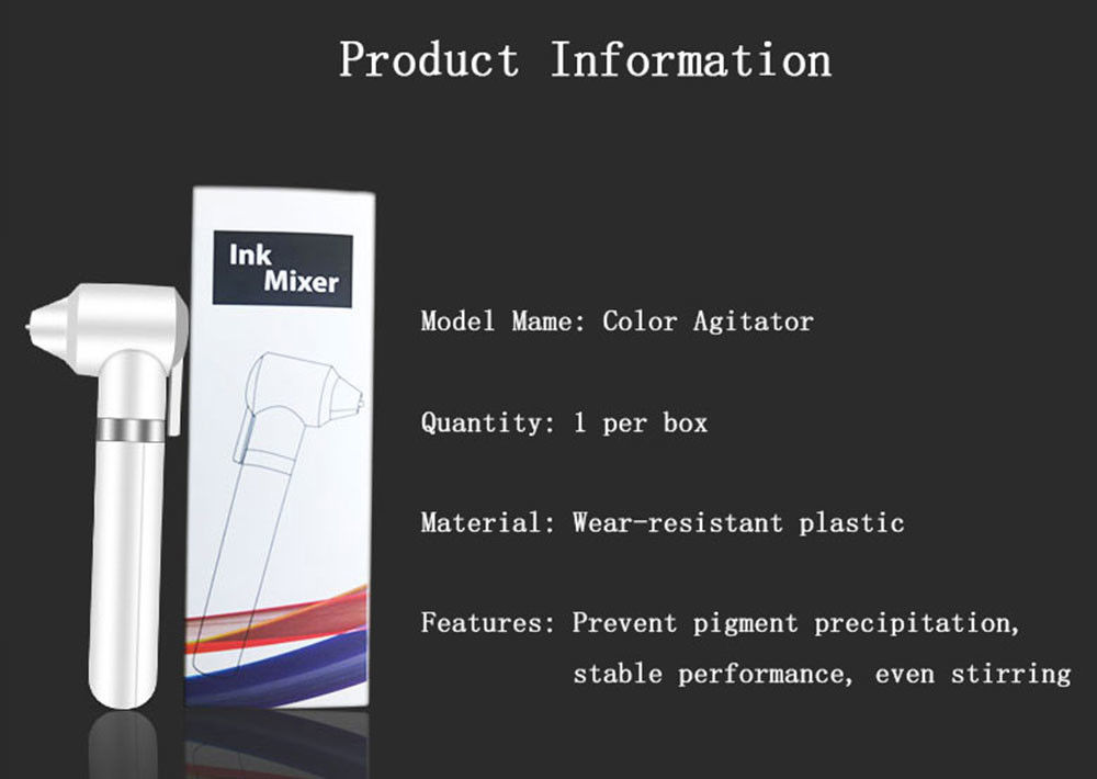 Plastic Electric Tattoo Ink Mixer Pigment Agitator Permanent Tattoo ...