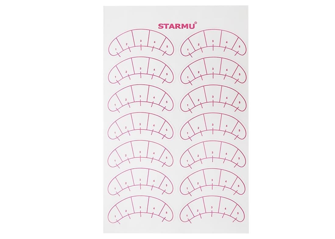 Grafting Five Point Under Eye Eyelash Extension Sticker Lash Map ...
