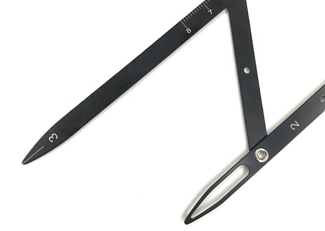 Golden Stainless Steel Section Eyebrow Microblading Tool Tattoo Eyebrow ...