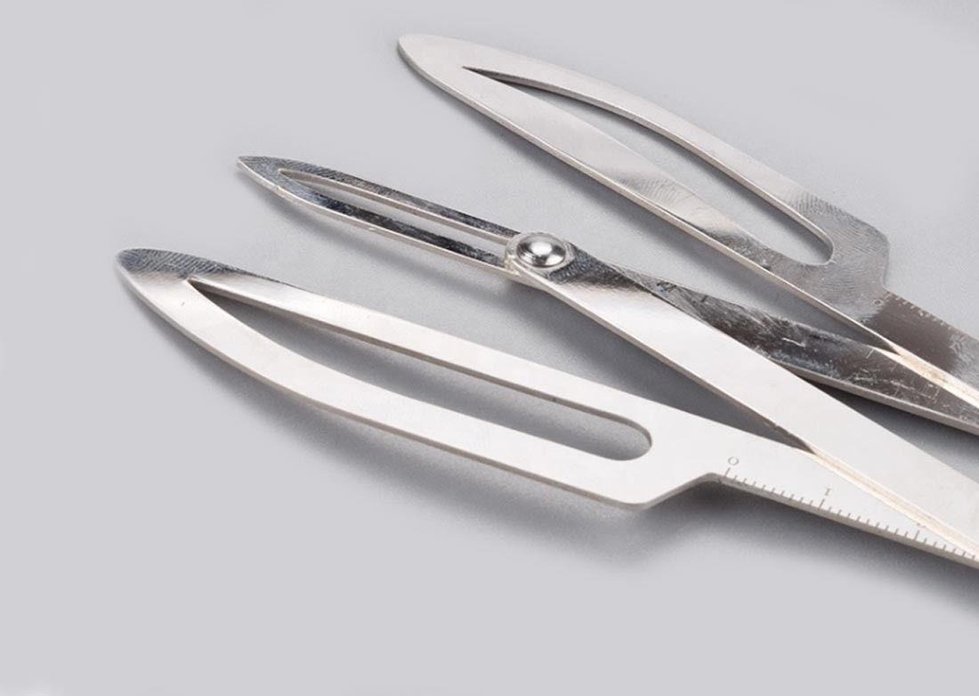 Stainless Steel Tattoo Eyebrows Ruler Golden Ratio Measure Microblading ...