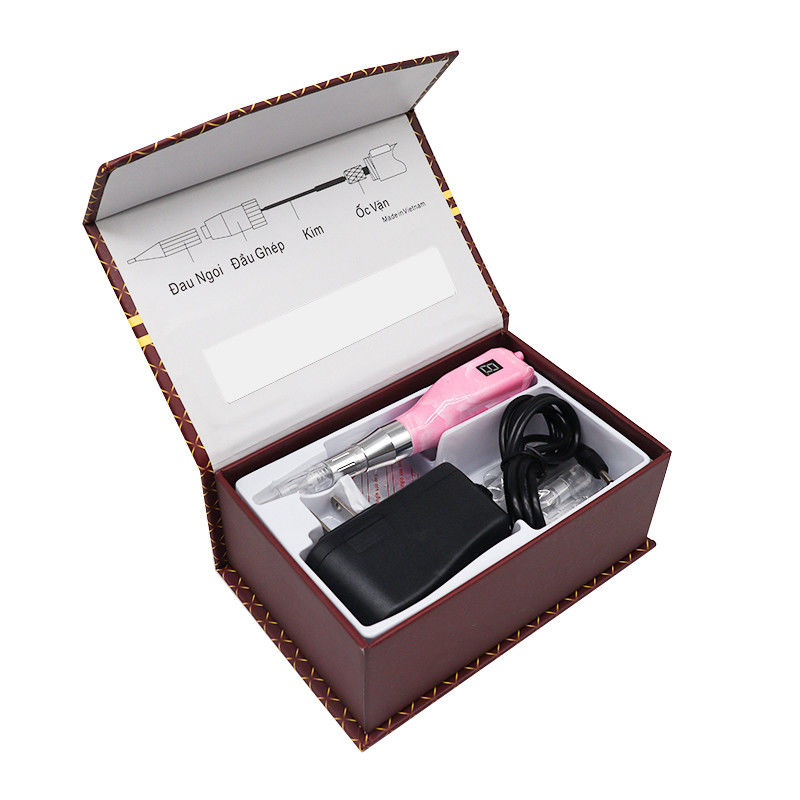 Wireless Rotary Eyebrow Tattoo Permanent Makeup Machine Kit 4 Gears To ...