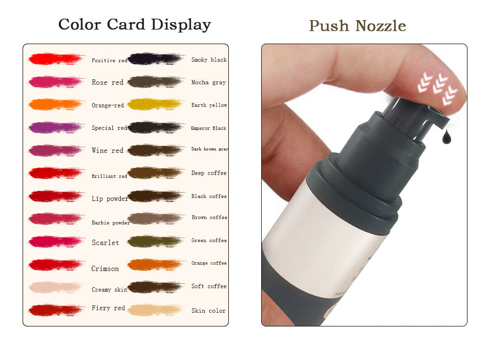 15ml Pure Cosmetic Permanent Makeup Pigments Eyebrow Microblading ...